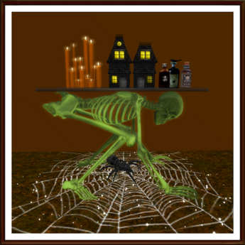 Second Life Marketplace - Halloween - Toxic Skeleton Round Table