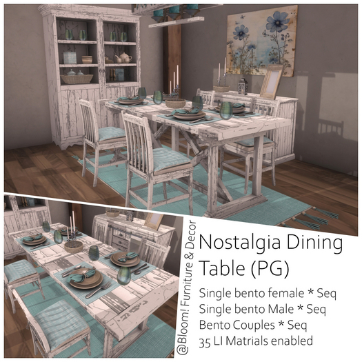 Second Life Marketplace - Dining Table