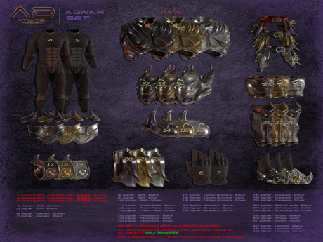Second Life Marketplace - 03 RARE Agnar CHESTPLATE Silver [AD ...