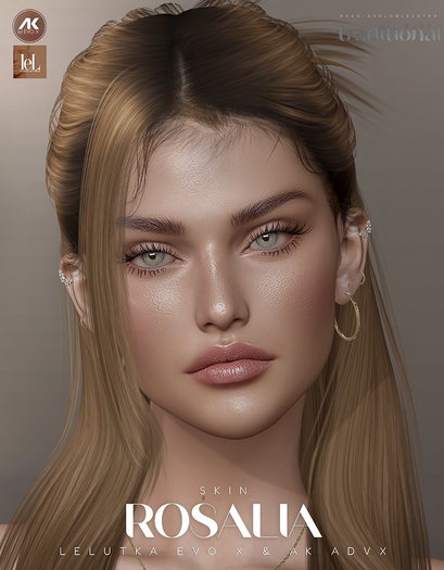 Second Life Marketplace - TF - Rosalia Skin (LELUTKA EVOX) Rosekiss
