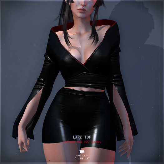 Second Life Marketplace - -Pixicat- Lark Top (Fatpack)
