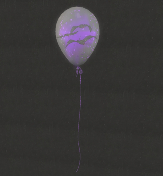 Second Life Marketplace - **O::U::T** BAT (animated) BALLOON PURPLE