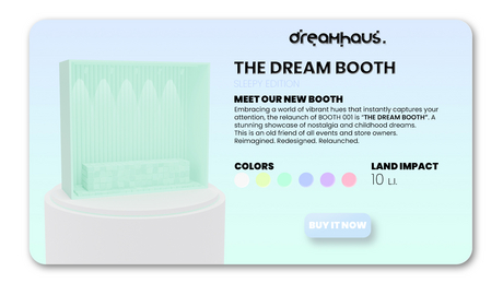 Second Life Marketplace - Dreamhaus. [B] The Dream Booth #FATPACK