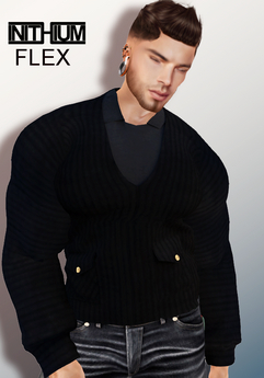 Second Life Marketplace - Brutal Mack Knit All Black - Kario Flex