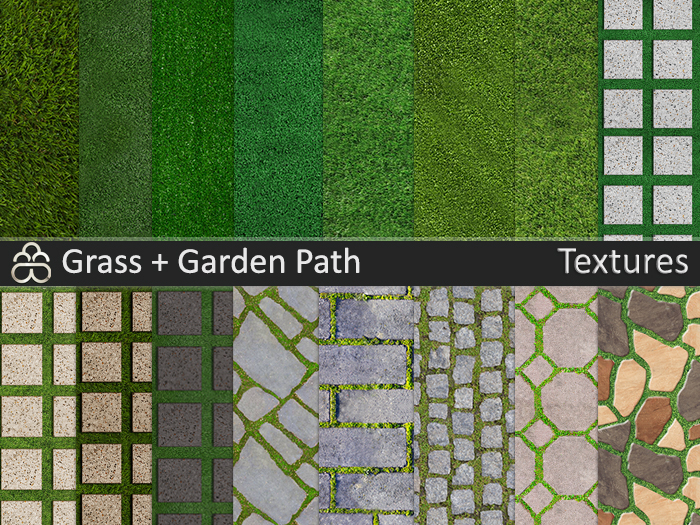 Second Life Marketplace - Arenika - Grass + Garden Path Textures
