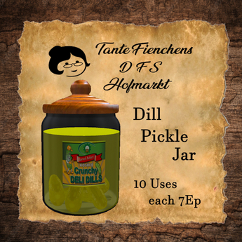 Second Life Marketplace - DFS Dill Pickle Jar