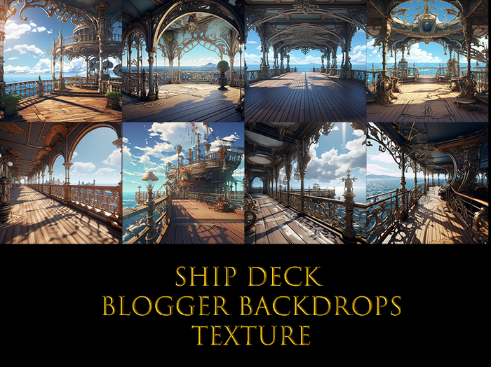 Second Life Marketplace - SATO - Ship Deck BLogger backdrop Textures ...