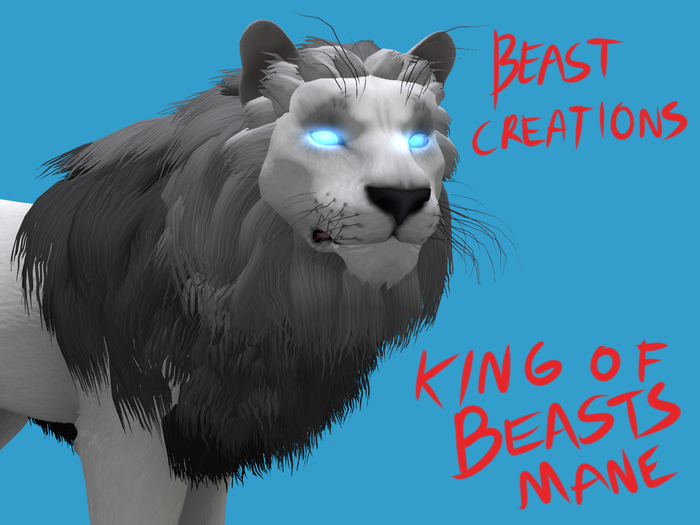 Second Life Marketplace - .:Beast Creations:. Wildcat King of Beasts Mane