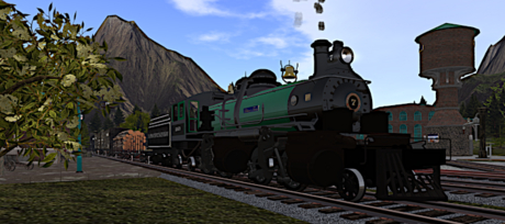 Second Life Marketplace - Columbia River Belt Line - Steam Train SLRR