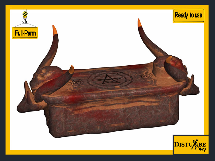 Second Life Marketplace - ::DisturbeD:: Halloween Horror - Demon Altar ...