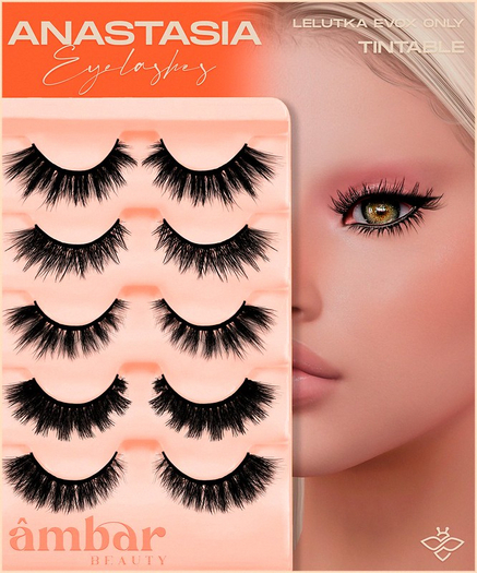 Second Life Marketplace - AMBAR BEAUTY - ANASTASIA EYELASHES - ADD ME