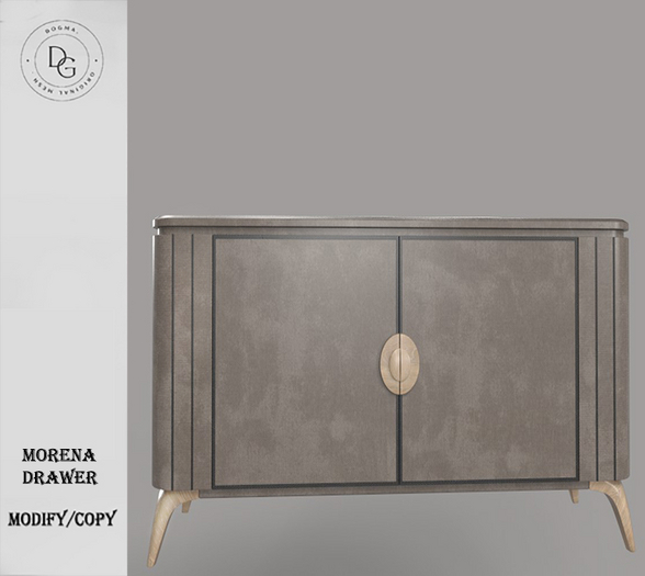 Second Life Marketplace - [Dogma] Kenya Wooden Drawer