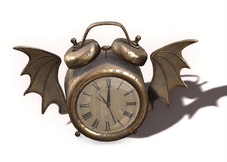Second Life Marketplace - Dahlia - Belladonna - Bat Clock - Gold 4