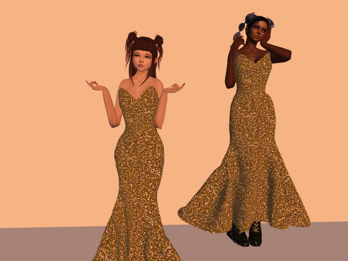 Second Life Marketplace - *SS* Match-Me Gold Glitter BIGGIES