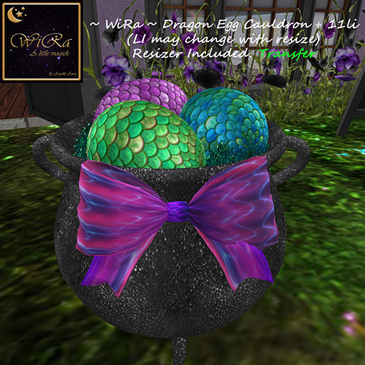 Second Life Marketplace - ~WiRa~ Dragon Egg Cauldron