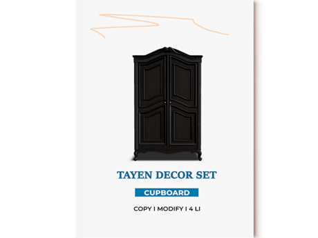 Second Life Marketplace - MINIMAL - Tayen Decor Set Cupboard
