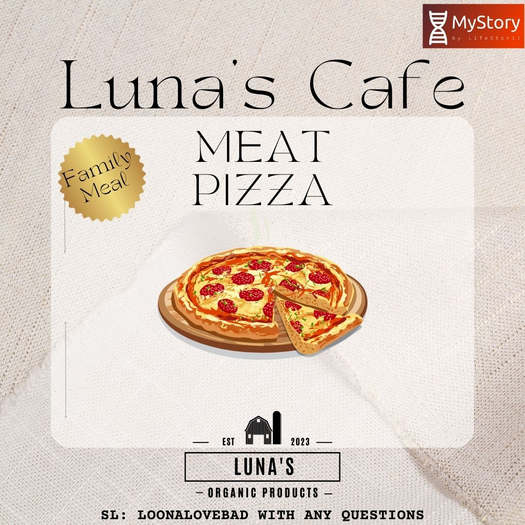 Second Life Marketplace - Meat Pizza MyStory RP Family Meal x5