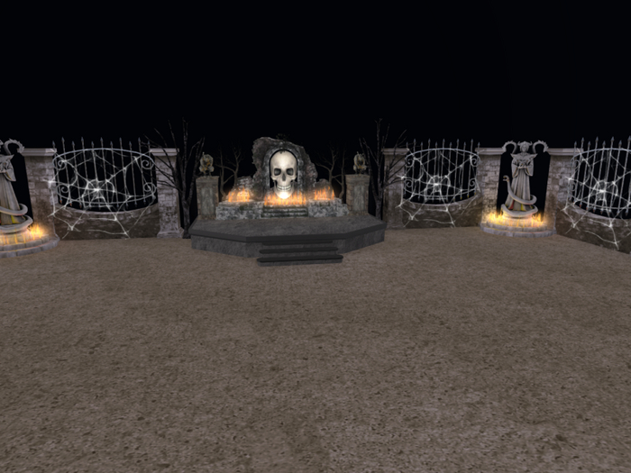 Second Life Marketplace - MC Halloween Flames Dance Floor