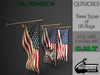 Second Life Marketplace - .::QUTWORLD Three Types of US Flags::.FP