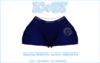 Second Life Marketplace - Icey-Chrome Hearts Blue/White Logo Shorts