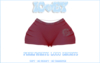 Second Life Marketplace - Icey-Chrome Hearts Pink/White Logo Shorts