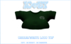 Second Life Marketplace - Icey-Chrome Hearts Green//White Logo Top