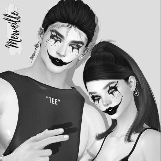 Second Life Marketplace - Merveille- Demo- Spooky- Evo X Face paint