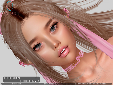Second Life Marketplace - Ethel Shape Lelutka Raven 3.1