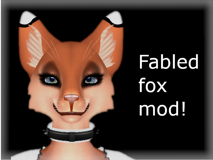 Second Life Marketplace - fabled fox v2.1 BOM furry mod hexnut