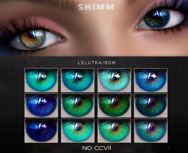 Second Life Marketplace - S H I M M / Lelutka Eyes Applier ~ BOM ...