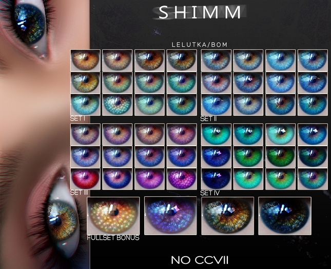 Second Life Marketplace - S H I M M / Lelutka Eyes Applier ~ BOM ...