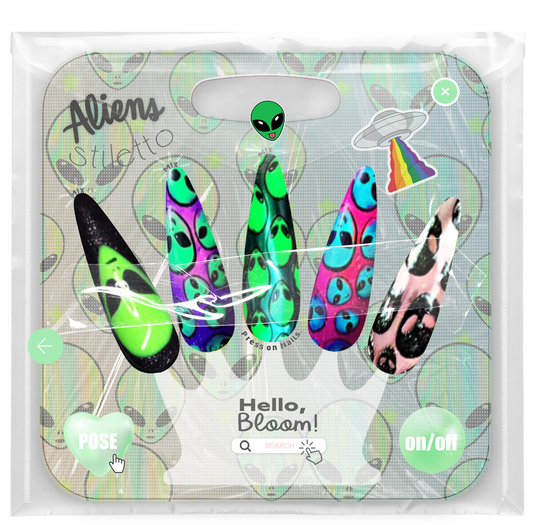 Second Life Marketplace - BLOOM - ALIENS NAILS [STILETTO] MAITREYA