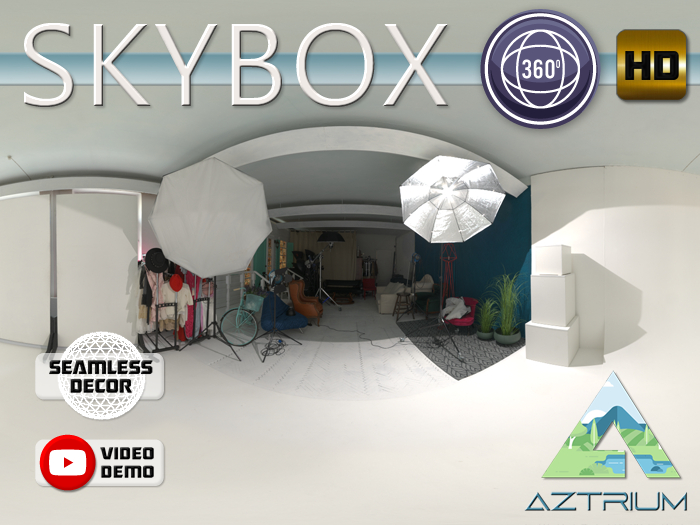 Second Life Marketplace - AZTRIUM - SKYBOX 360 HD - STUDIO3