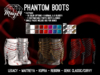 Second Life Marketplace - [HALLOWEEN PROMO -50%] May24 - Phantom Boots ...