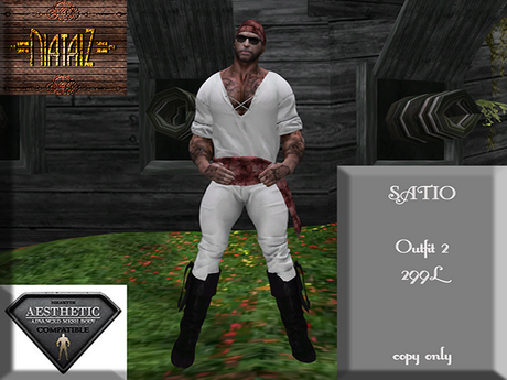 Second Life Marketplace - SATIO Pirate OUTFIT 2