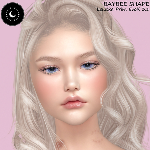 Second Life Marketplace - .::Dark Moon::. Baybee Shape Lelutka Prim EvoX