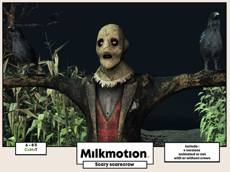 Second Life Marketplace - (Milk Motion) Scary scarecrow