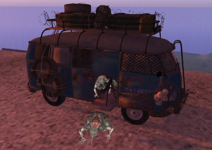 Second Life Marketplace - ZOMBIE VAN HALLOWEEN