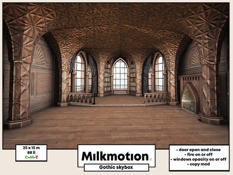 Second Life Marketplace - (Milk Motion) Gothic skybox