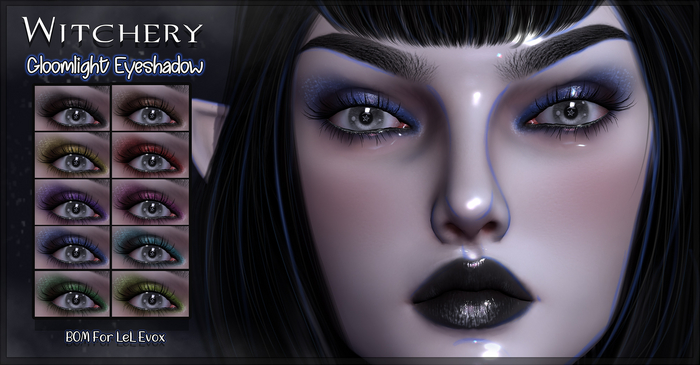 Second Life Marketplace - [Witchery] Gloomlight Eyeshadow