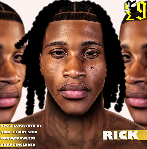 Second Life Marketplace - Rick Skin Tone 2 (EVO X)
