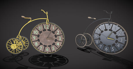 Second Life Marketplace - (Efe Design) Vintage Clock Bike Fatpack Fullperm