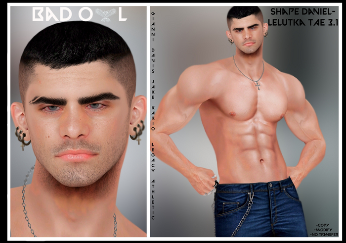 Second Life Marketplace - SHAPE DANIEL-LELUTKA TAE 3.1