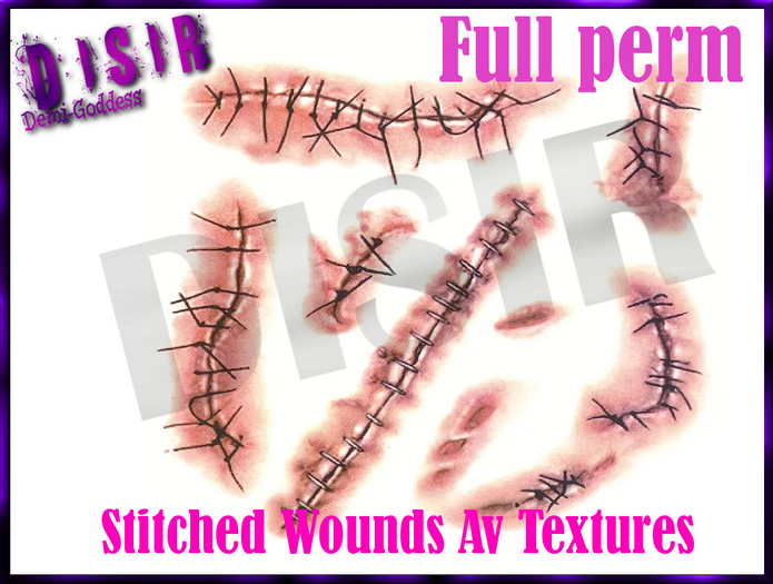 Second Life Marketplace - ~Disir DG~ Skinned Stitched Av Wounds