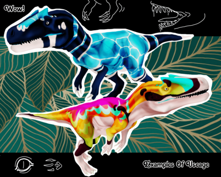 Second Life Marketplace - //ANGELHIVE// - DK Allosaurus PSD