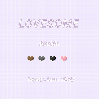 Second Life Marketplace - LOVESOME. Ari Garter [Maze.mod] . Pink