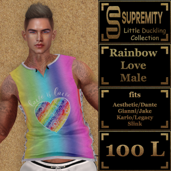 Second Life Marketplace - [Supremity] Rainbow Love Male