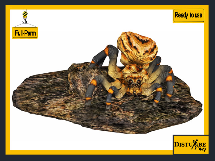 Second Life Marketplace - ::DisturbeD:: Halloween Mutant Spider - FULL ...
