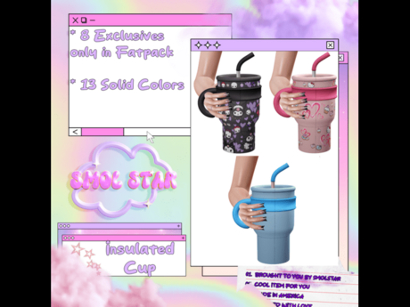 Second Life Marketplace - ~SS~ Insulated Water Bottle ~ Blue