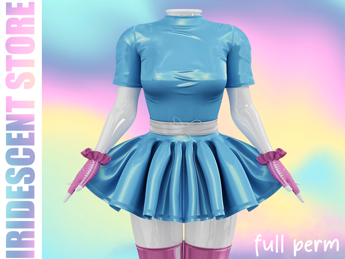 Second Life Marketplace - Iridescent - 043 Alice dress (DAE + OBJ)